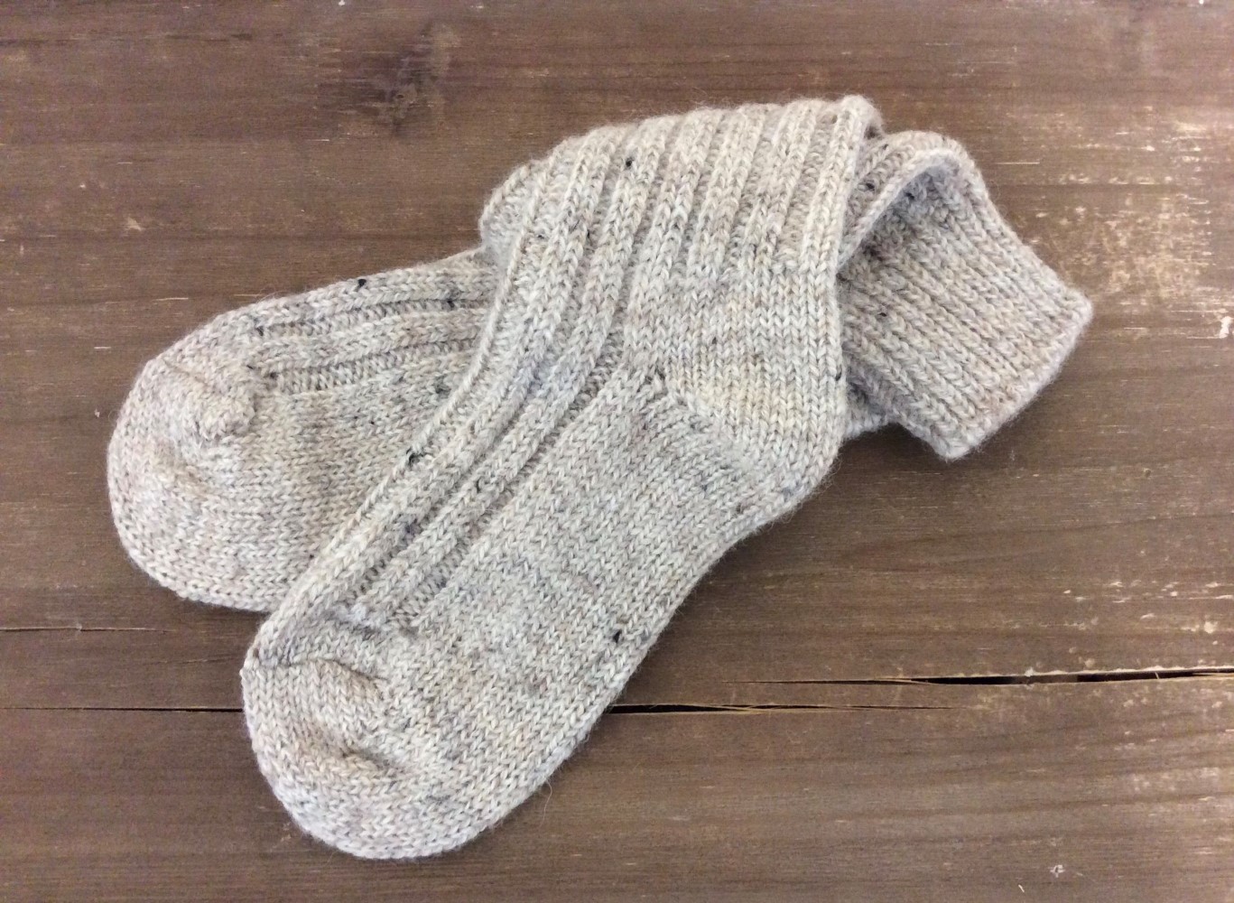 Chaussettes irlandaises chaudes pure laine